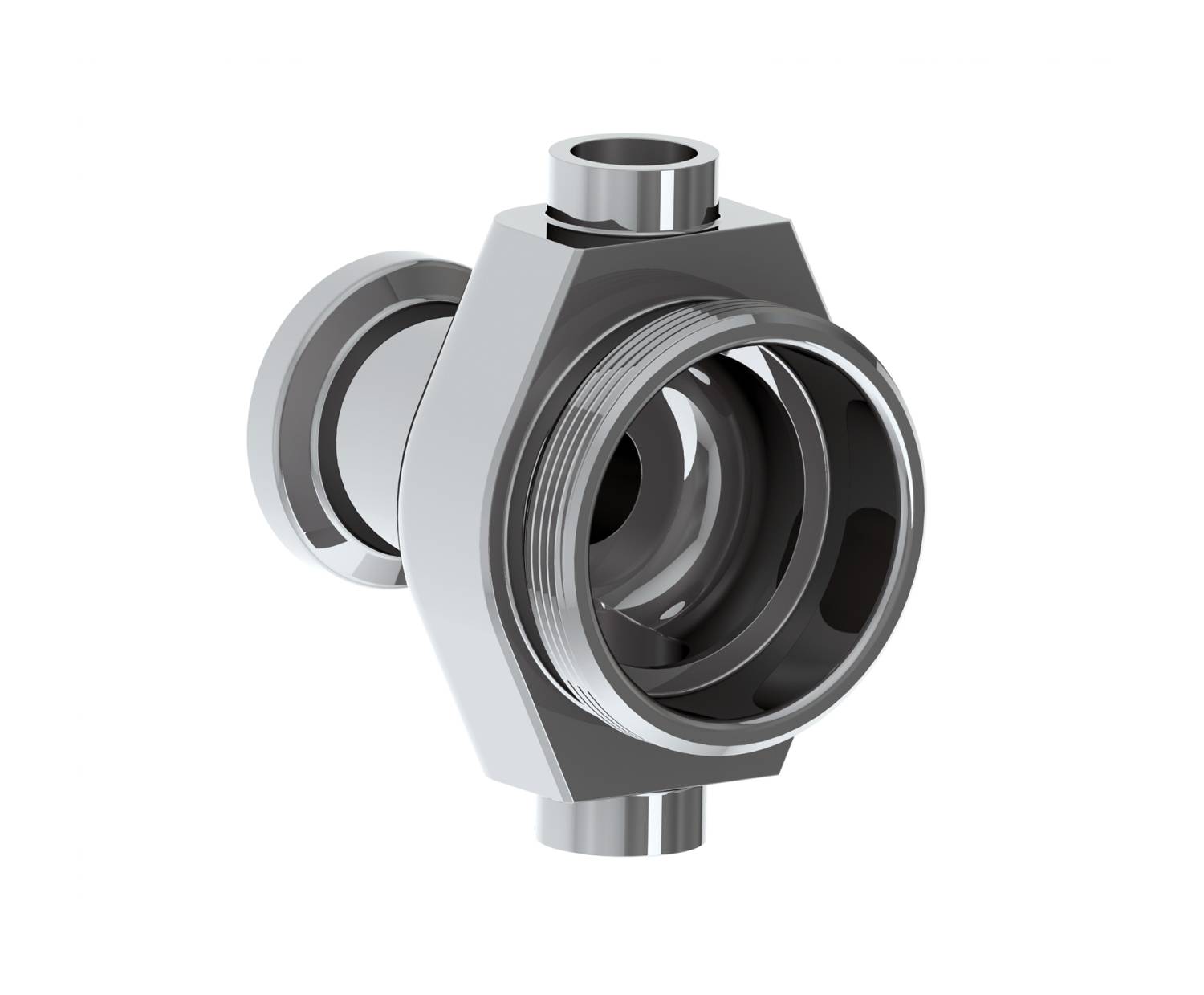 D 370 - FLOW THROUGH 180 1/2” TC CONN. VALVE BODY | Rattiinox Aseptic ...
