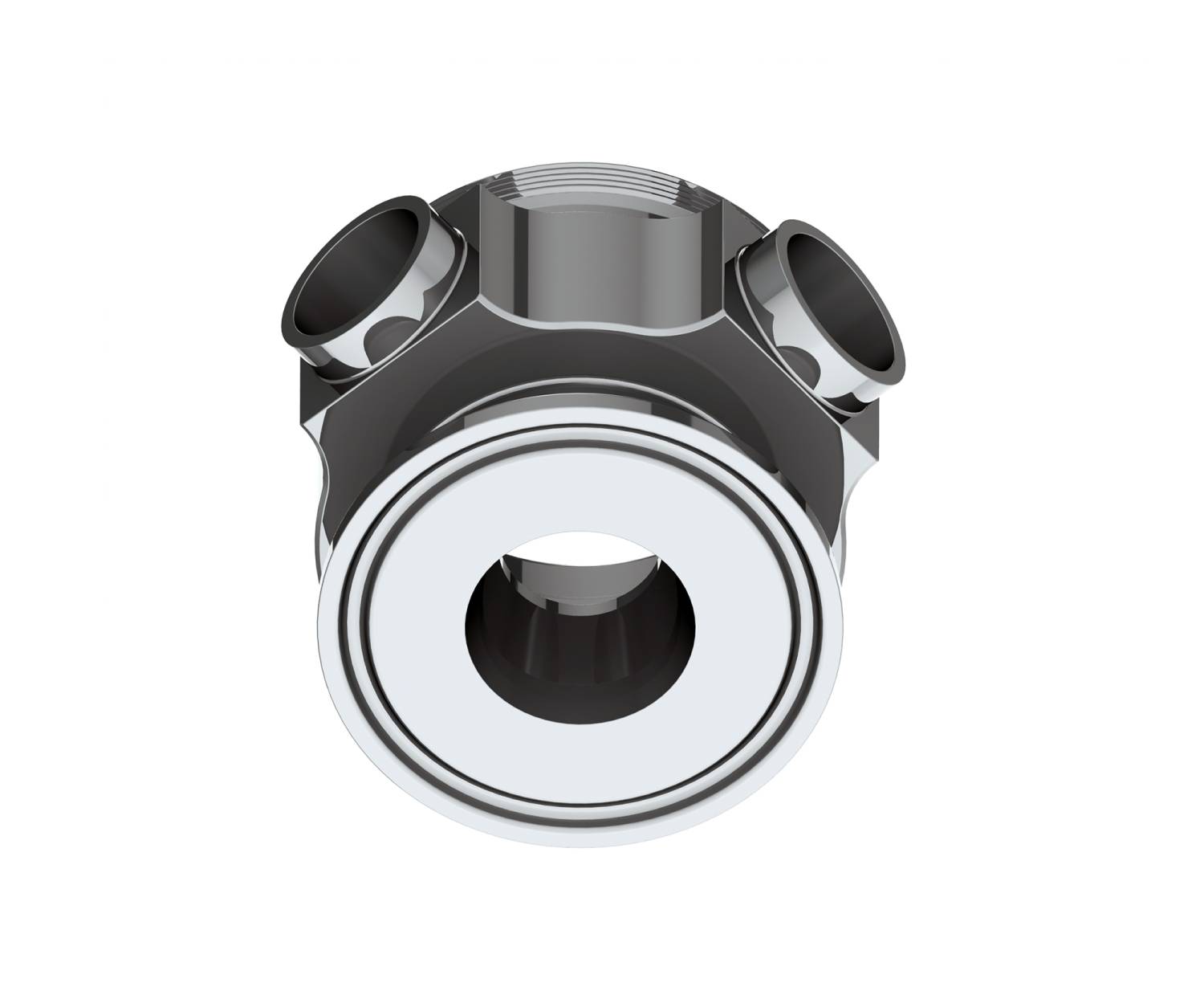 D 195 - FLOW THROUGH 90 1” TC CONN. VALVE BODY | Rattiinox Aseptic ...