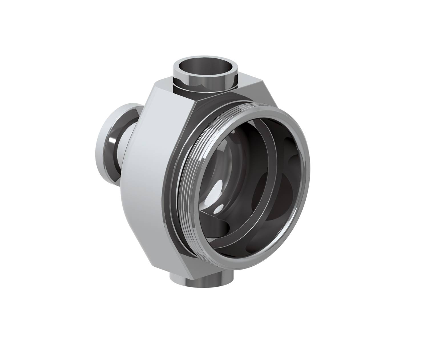 D 375 - FLOW THROUGH 180 3/4” TC CONN. VALVE BODY | Rattiinox Aseptic ...