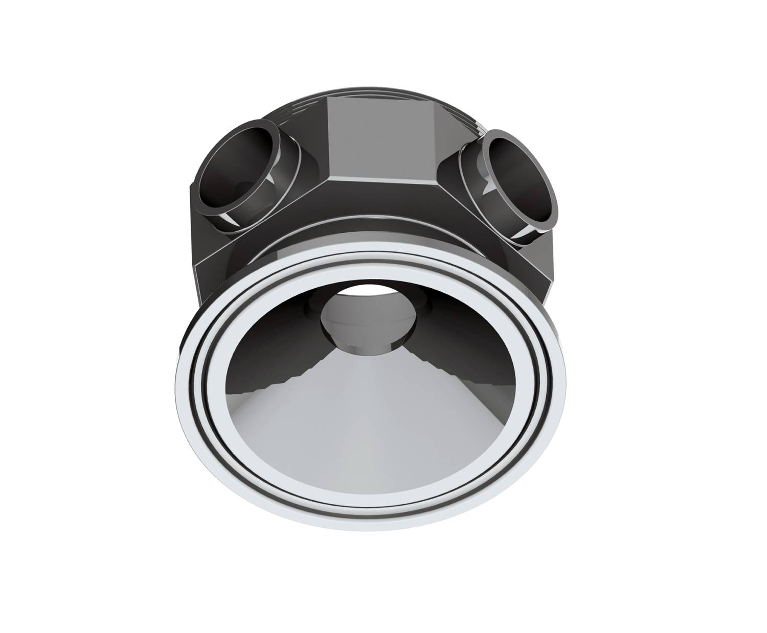 D 210 - FLOW THROUGH 90 2” 1/2 TC CONN. VALVE BODY | Rattiinox Aseptic ...